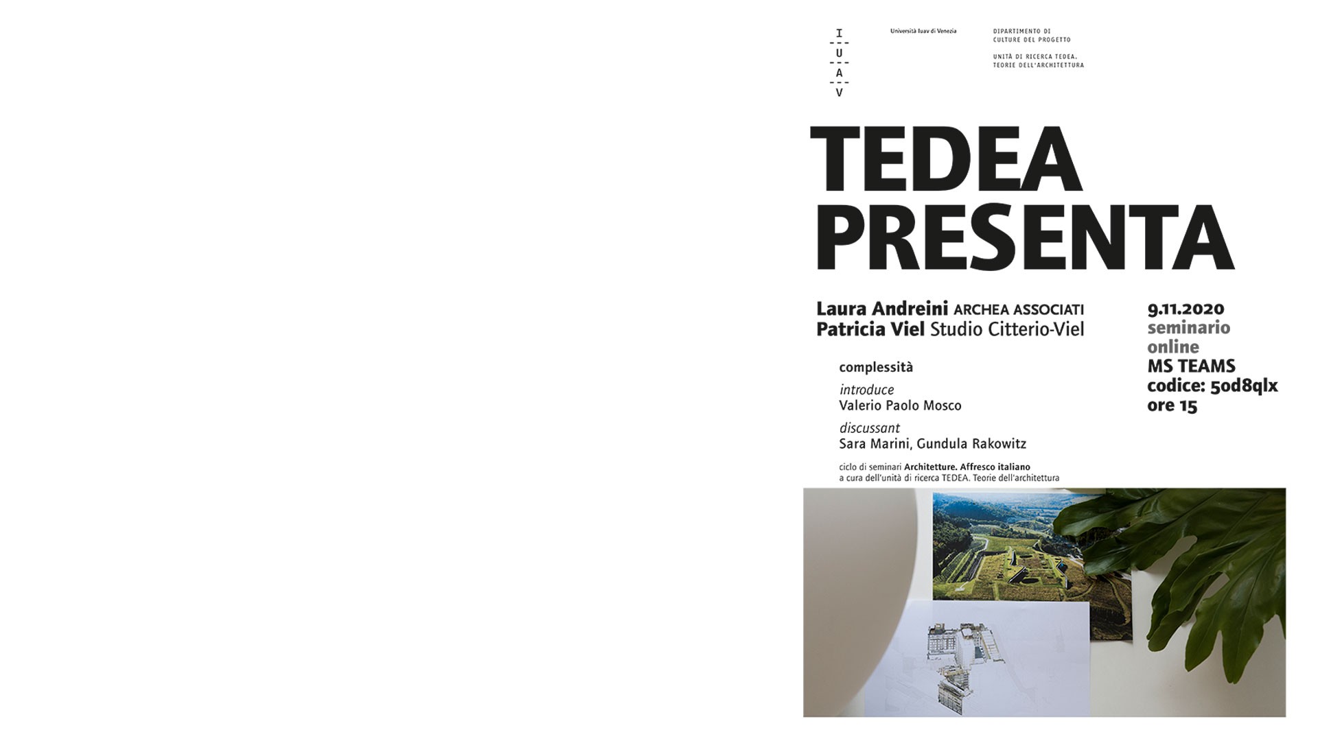 LAURA ANDREINI | LECTURE AT “ARCHITETTURA.AFFRESCO ITALIANO” BY IUAV ...